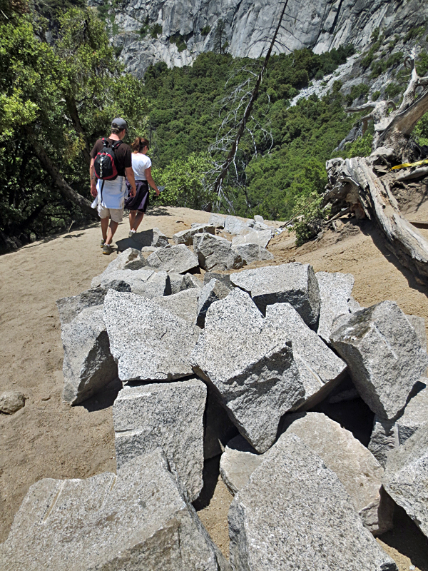 Trail Building Stone at Columbia Rock | RegenAxe
