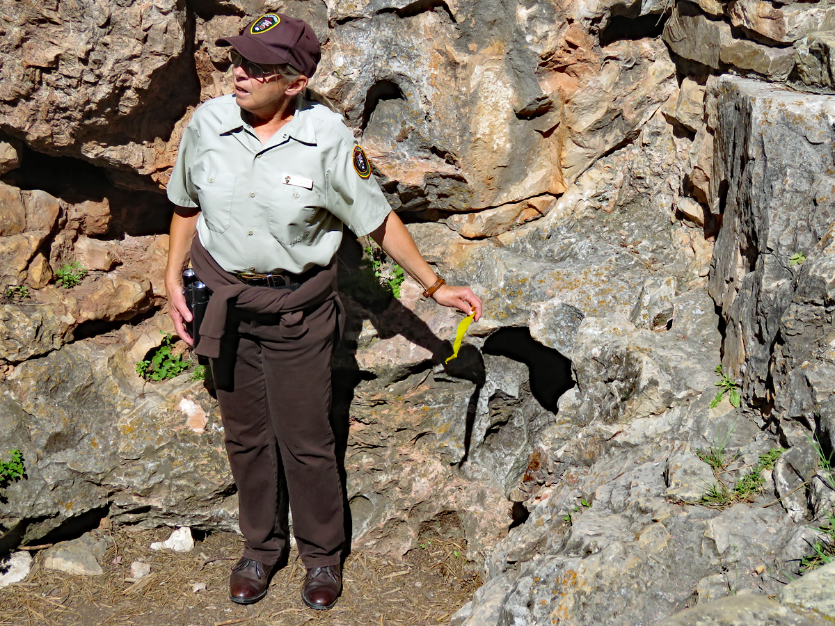 Ranger Demonstrating How Wind Cave Got Its Name | RegenAxe