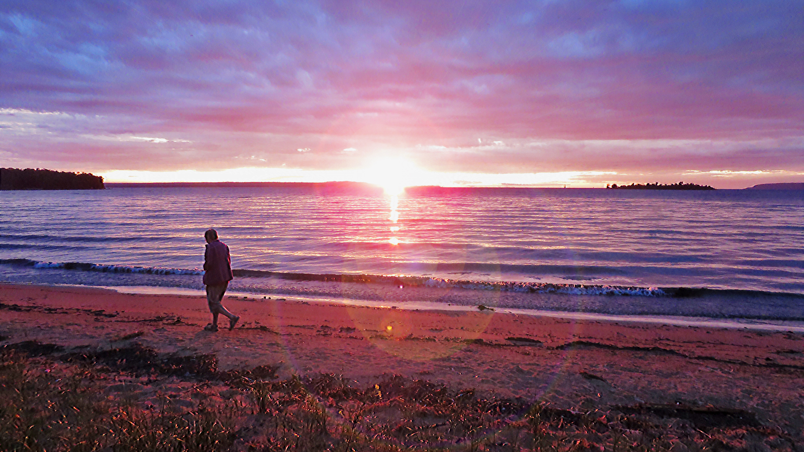 Walking the Beach at Sunset | RegenAxe