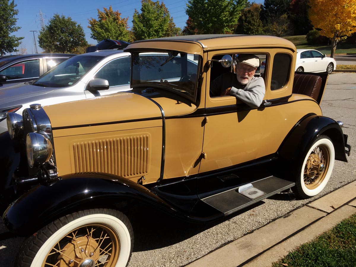 Ron in his Ford Model A | RegenAxe