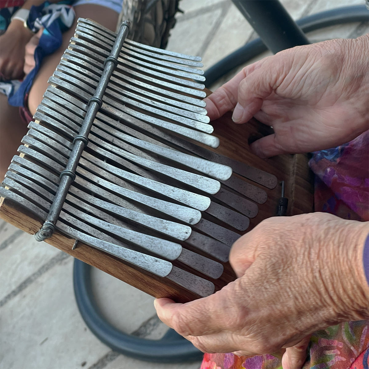Aimee Playing Her Mbira | RegenAxe